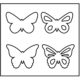Scrapbooking et papillon - Gabarit papillon pour vos idées de bricolage ...