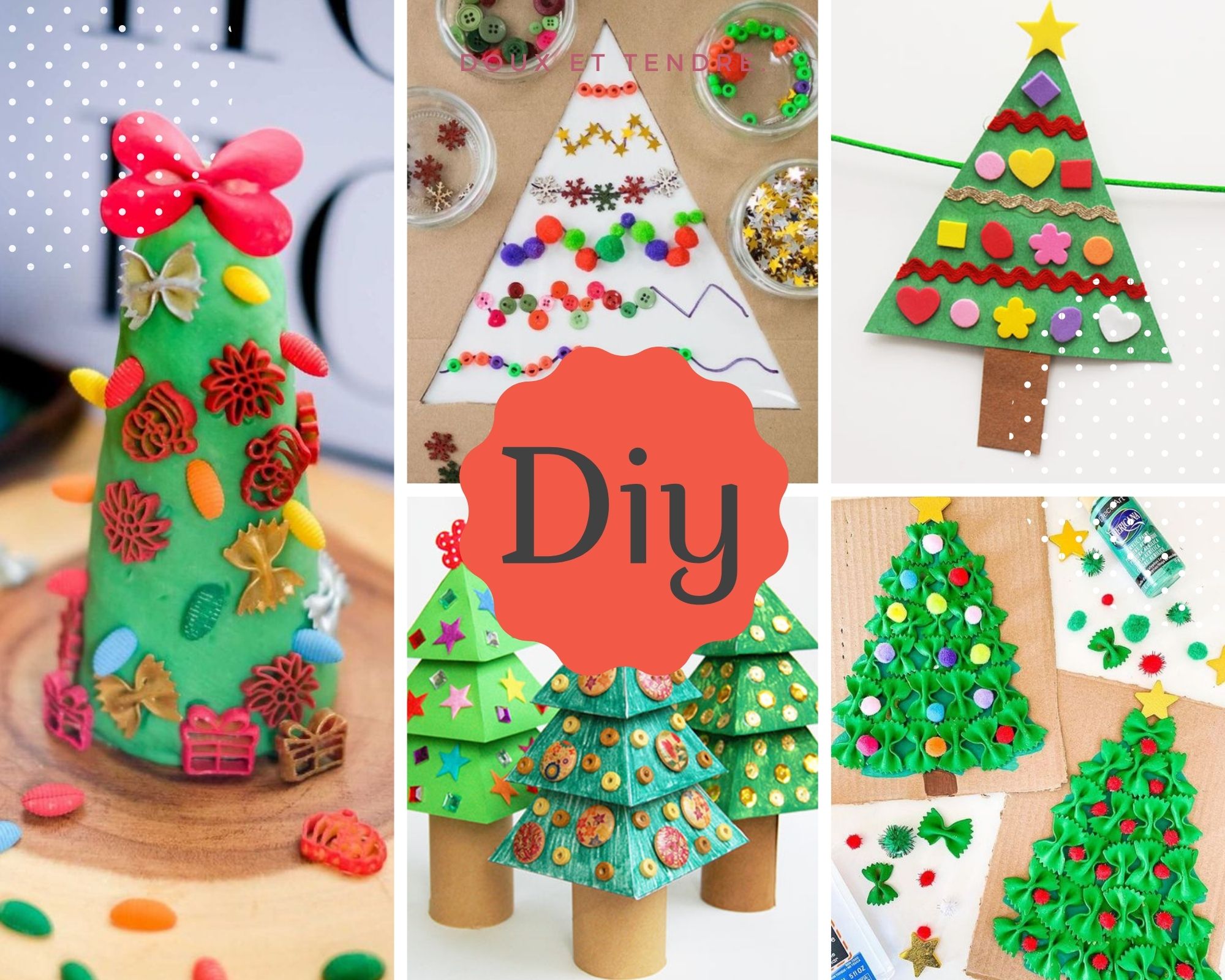 Sapin de noël : activités manuelles et diy - Un max d'idées